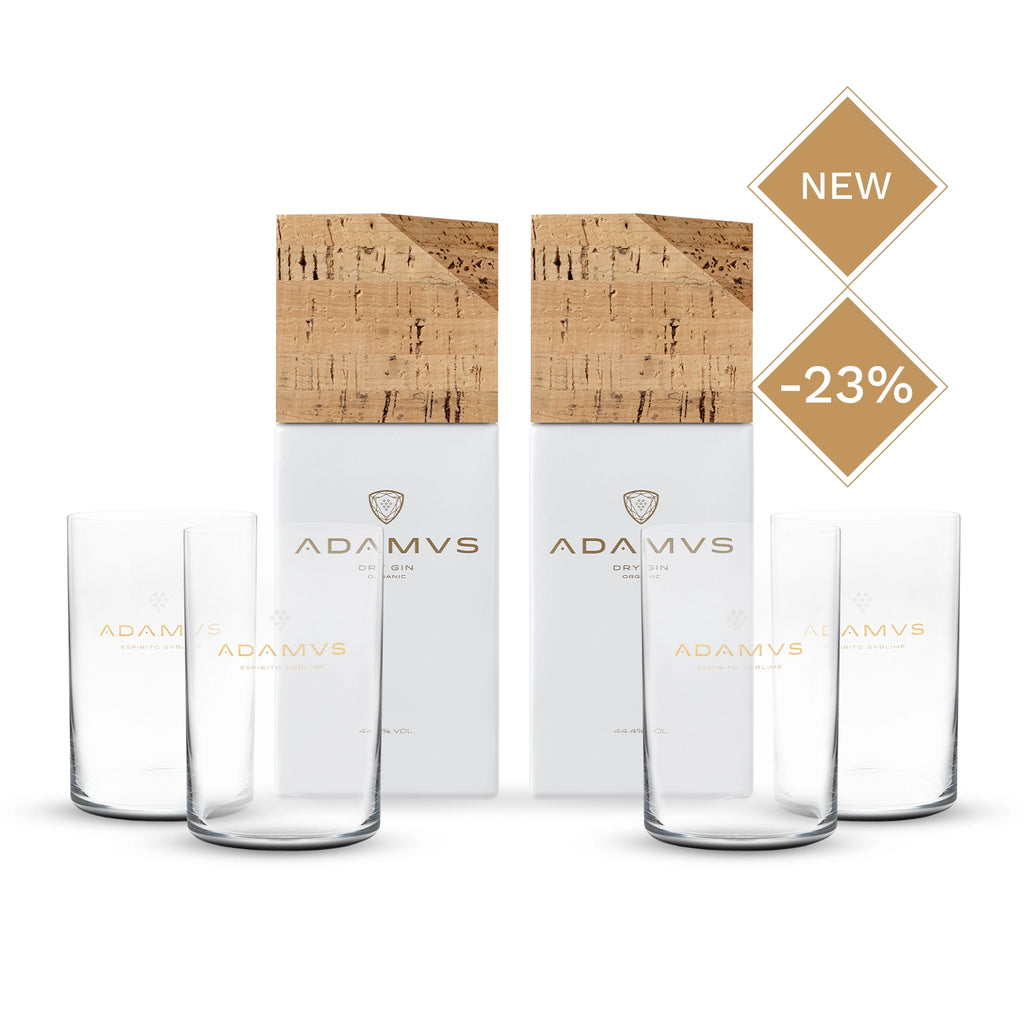 Pack Brindamos Adamus: 2 Adamus Original + 4 Copos Adamus Highball NOV ...